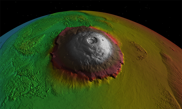 Visit Our Solar System’s Tallest Mountains