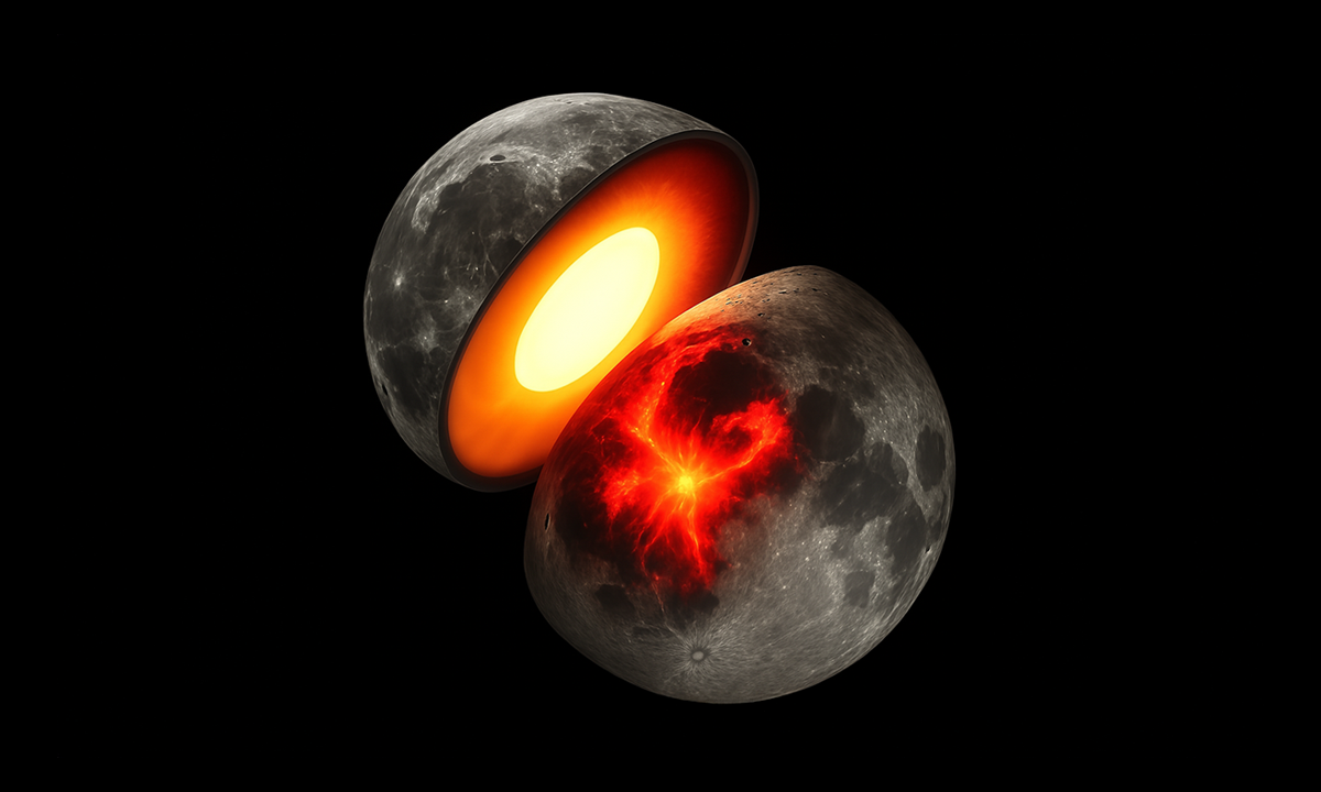 An Asteroid Impact May Explain Our Lopsided Moon